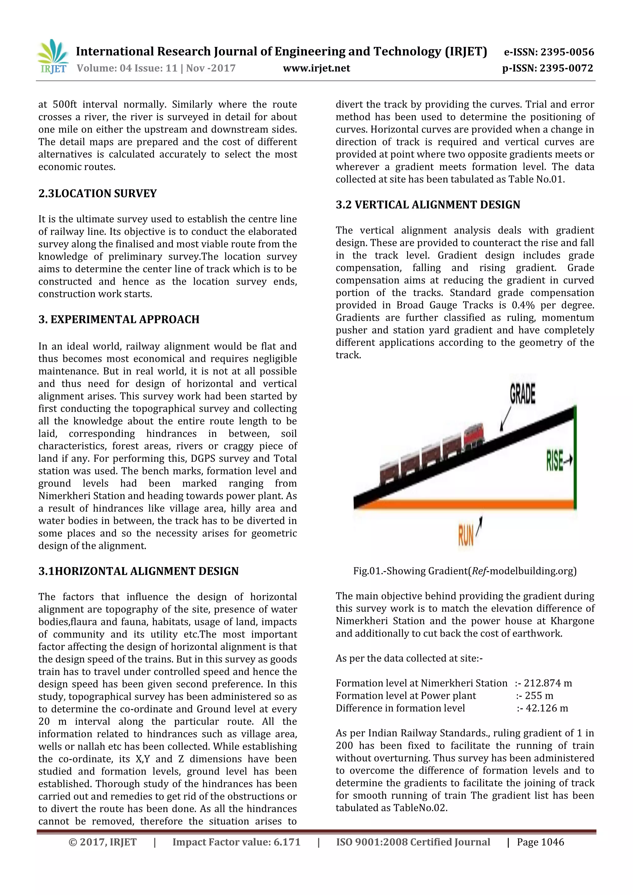 Design Methodology for Feasible Railway Alignment | PDF