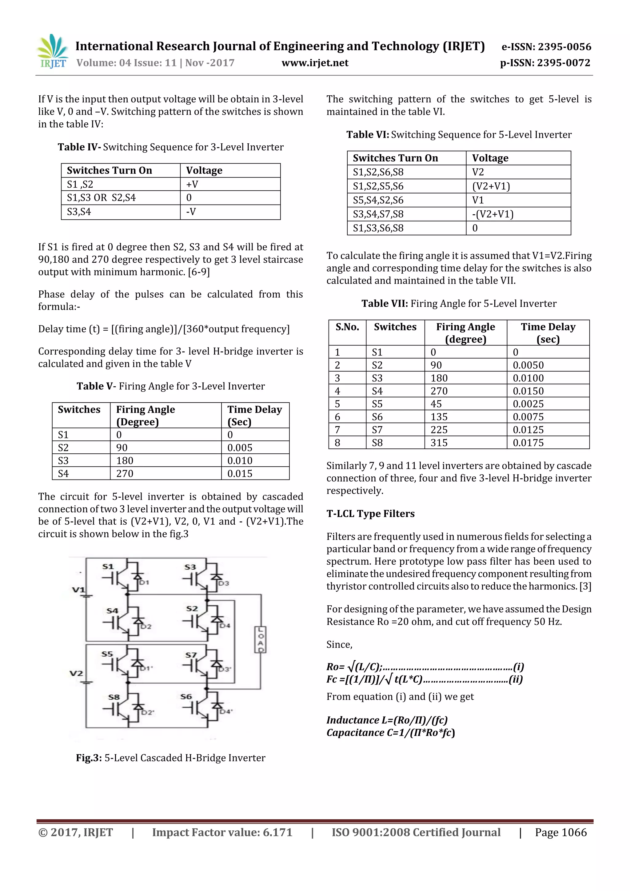 Design and Implementation of Photovoltaic Module using Multilevel Inverter and Boost Converter | PDF