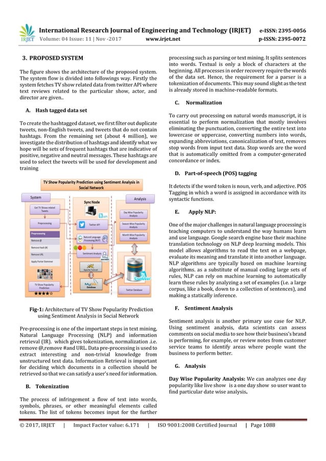 TV Show Popularity Prediction using Sentiment Analysis in Social Network | PDF