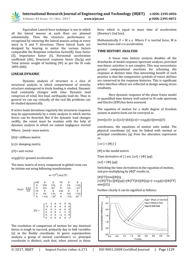 Earthquake Analysis of Multi-Storied Buildings with Floating Columns | PDF