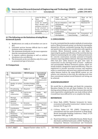 Comparative Studies of Construction Techniques (Conventional VS MIVAN ...