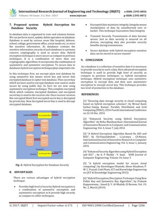 Hybrid Encryption for Database Security | PDF | Databases | Computer Software and Applications