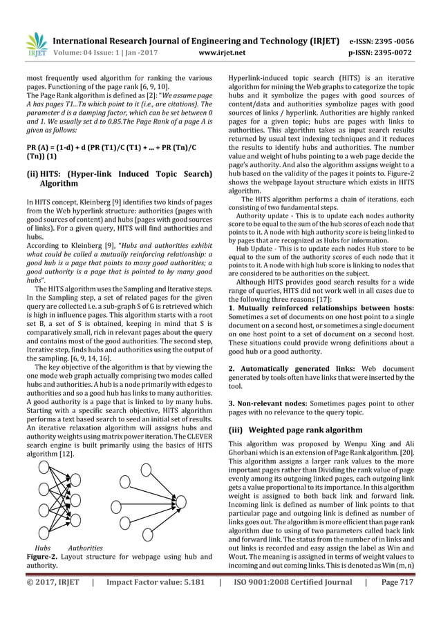 A Study on Web Structure Mining | PDF