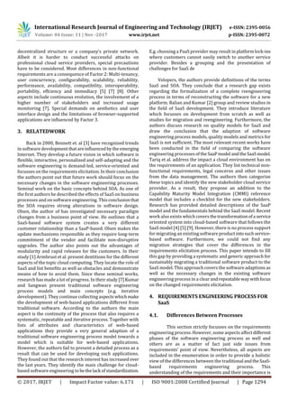 Changes in Necessities Trade After Migrating to the SaaS Model | PDF