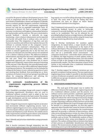 Changes in Necessities Trade After Migrating to the SaaS Model | PDF