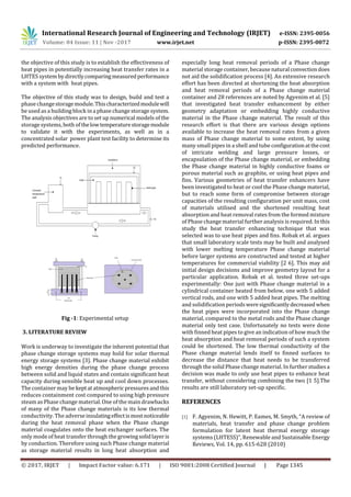 Enhancement of Latent Heat Thermal Energy Storage using Embedded Heat Pipe | PDF