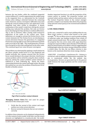 Analysis of Von- Mises-Stress for Interference Fit and Pull-Out States ...