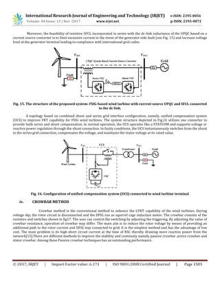 Review of different Fault Ride through (FRT) Control Strategies for a ...