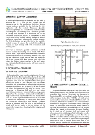 Survey on Nano Cutting Fluids in Metal Cutting Application | PDF