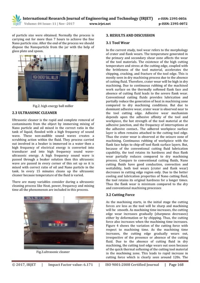 Survey on Nano Cutting Fluids in Metal Cutting Application | PDF