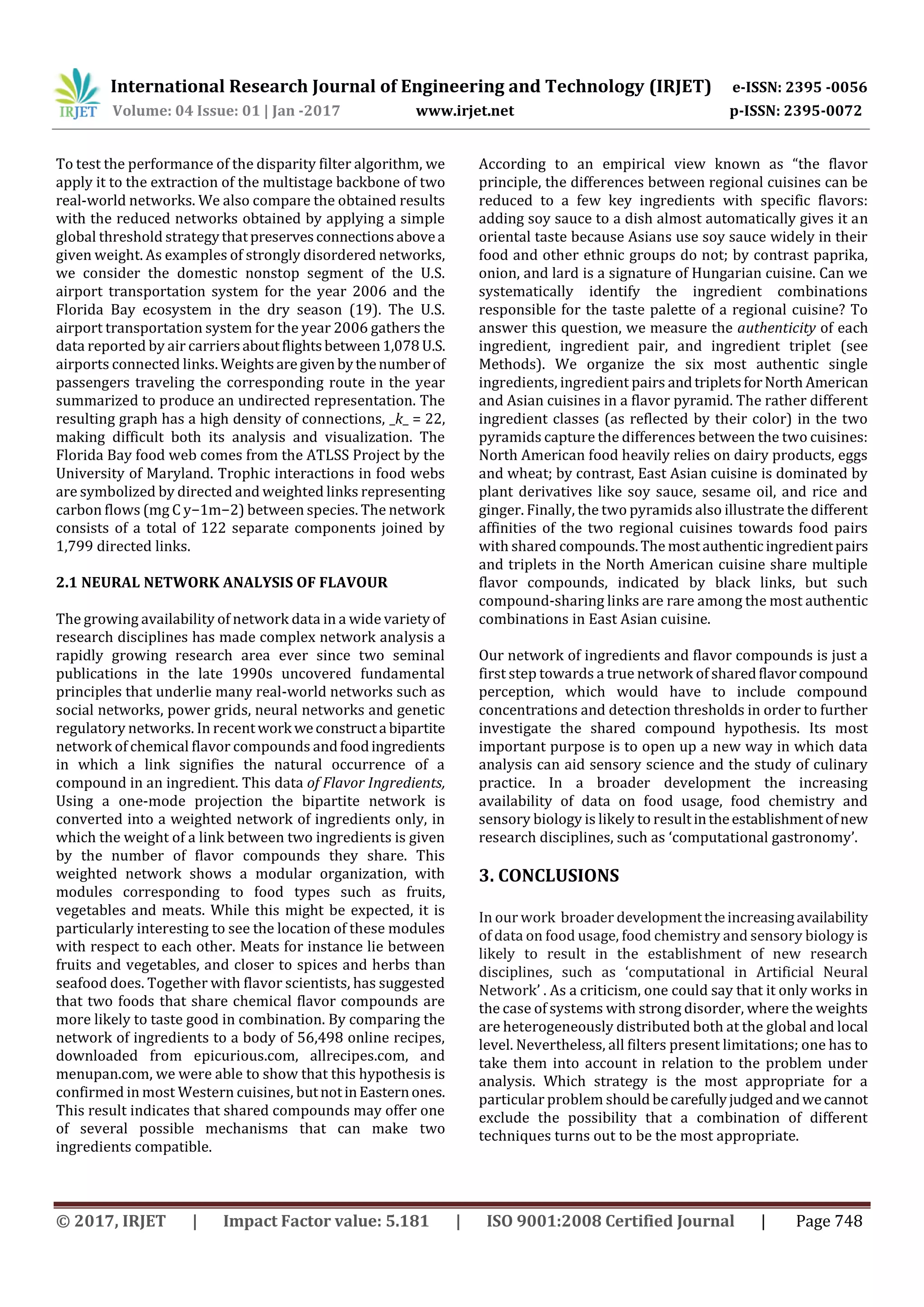 Artificial Neural Network Analysis in Food Science | PDF