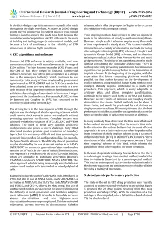 Computational Fluid Dynamics for Aerodynamics | PDF