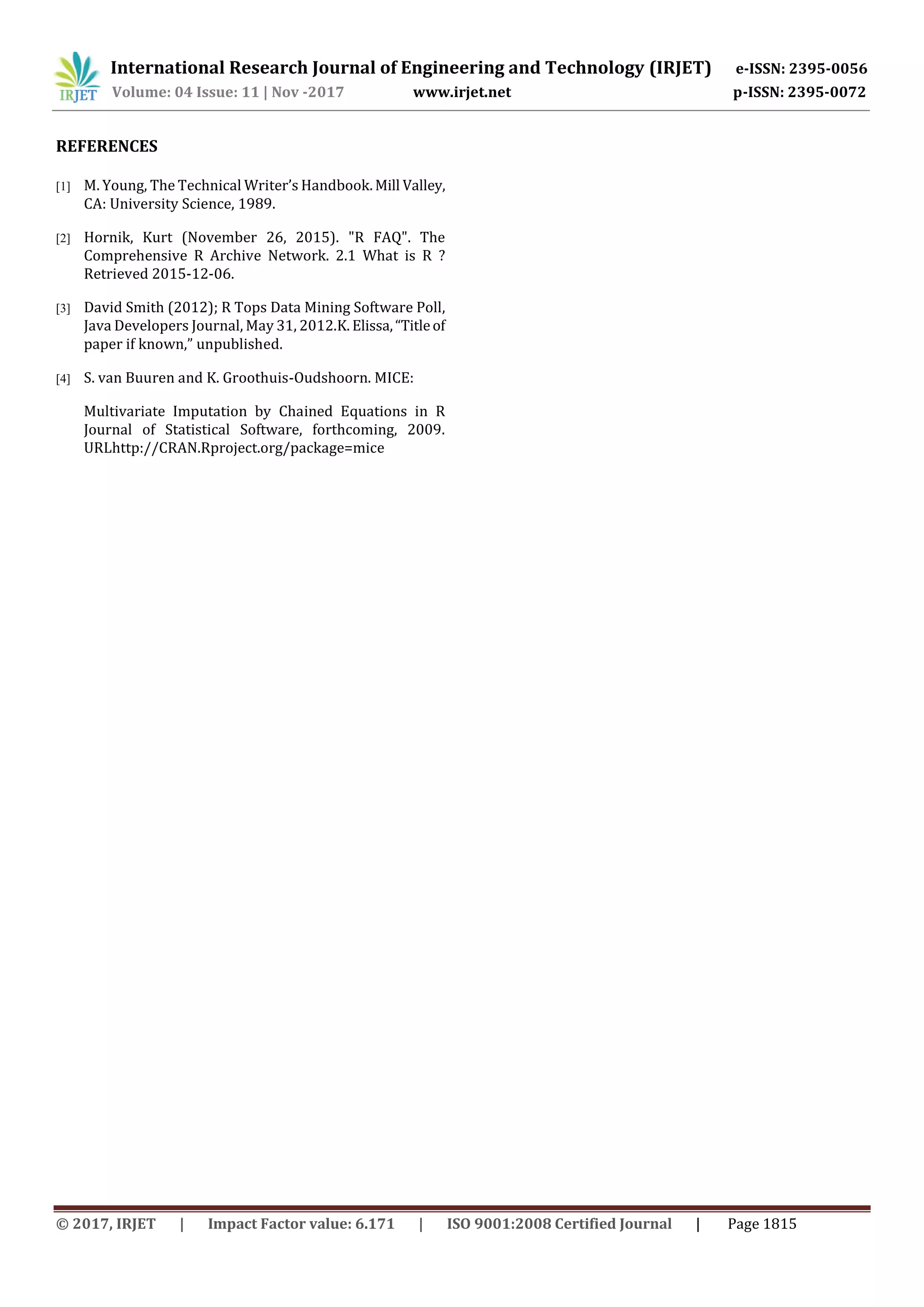 Data Mining Apriori Algorithm Implementation Using R Pdf