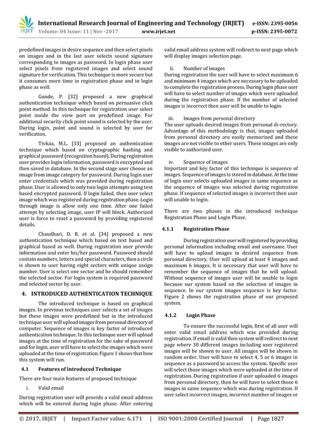 Graphical Password Authentication Using Images Sequence Pdf
