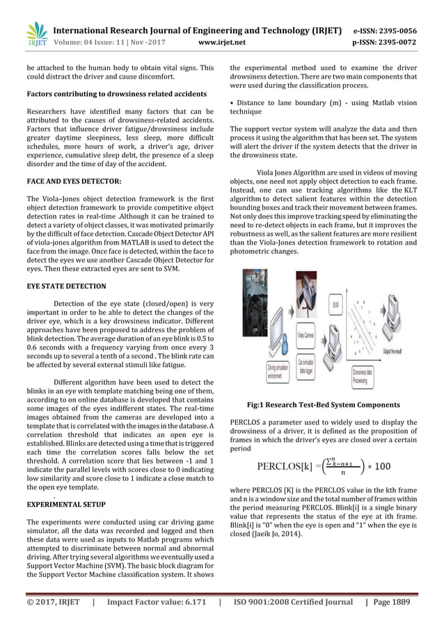 Automated Framework for Vision based Driver Fatigue Detection by using Multi-Model Fusion Scheme ...
