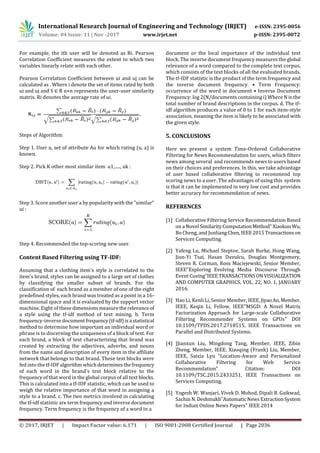 Time-Ordered Collaborative Filtering for News Recommendation | PDF