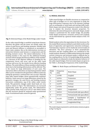 Three Dimensional Non-Linear Seismic Analysis of a Cable Stayed Bridge using ANSYS | PDF