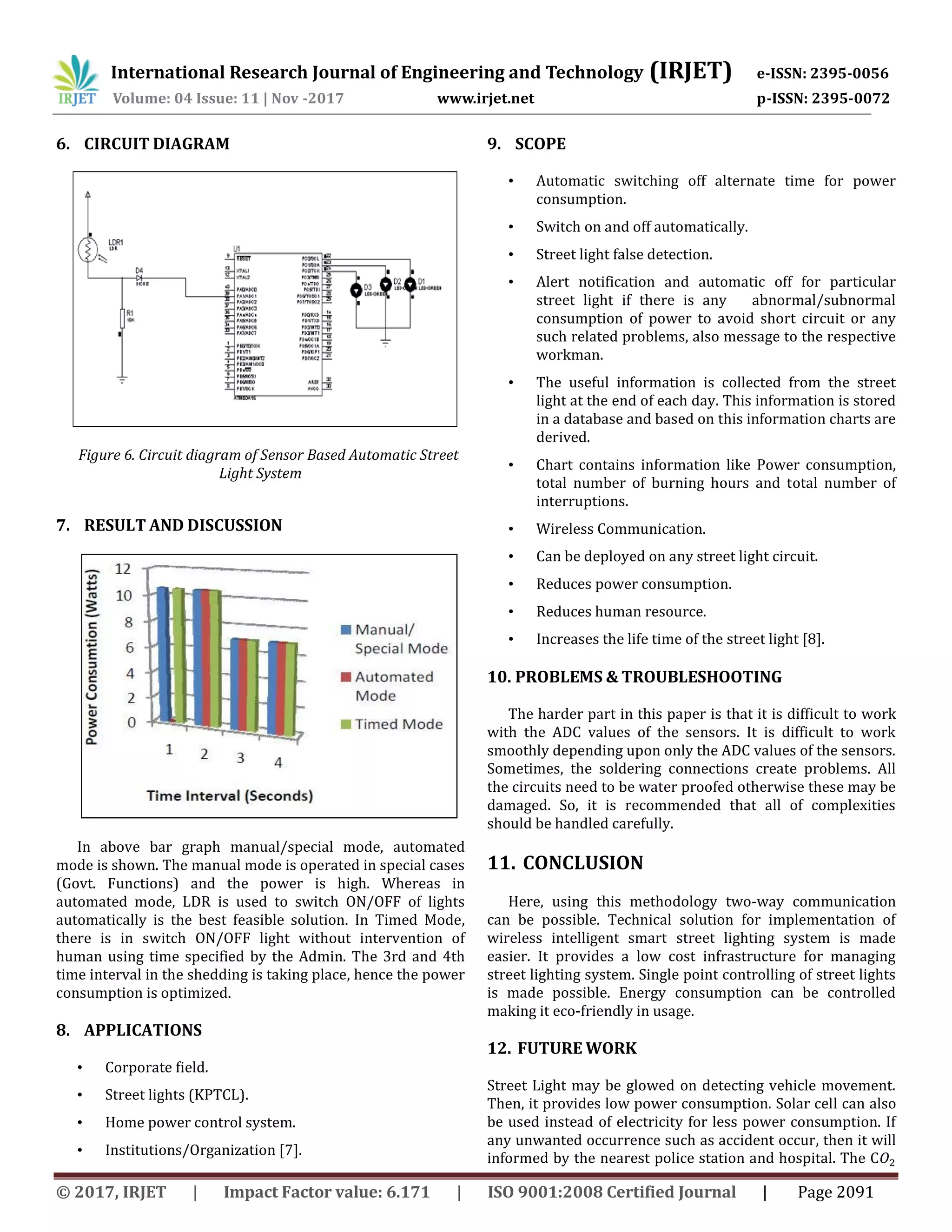 Microcontroller Based Automatic Street Light Monitoring and Control ...