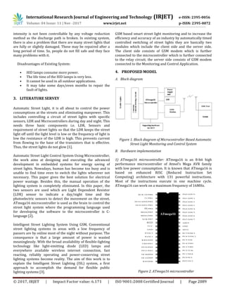 Microcontroller Based Automatic Street Light Monitoring and Control ...