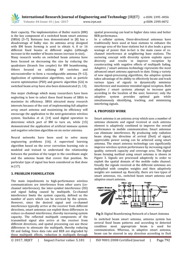 A survey of Adaptive Beamforming Strategy in Smart Antenna for Mobile Communication | PDF
