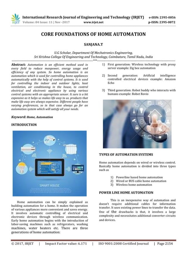 Core Foundations of Home Automation | PDF