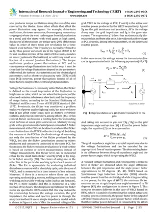Power Quality Problems Related with the Interconnection of Wind Farms to the Electrical Grid: A ...