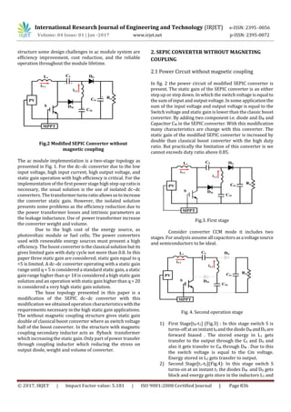 A High Static Gain Modified SEPIC Converter With PV Module and MPPT | PDF | Internet of Things ...