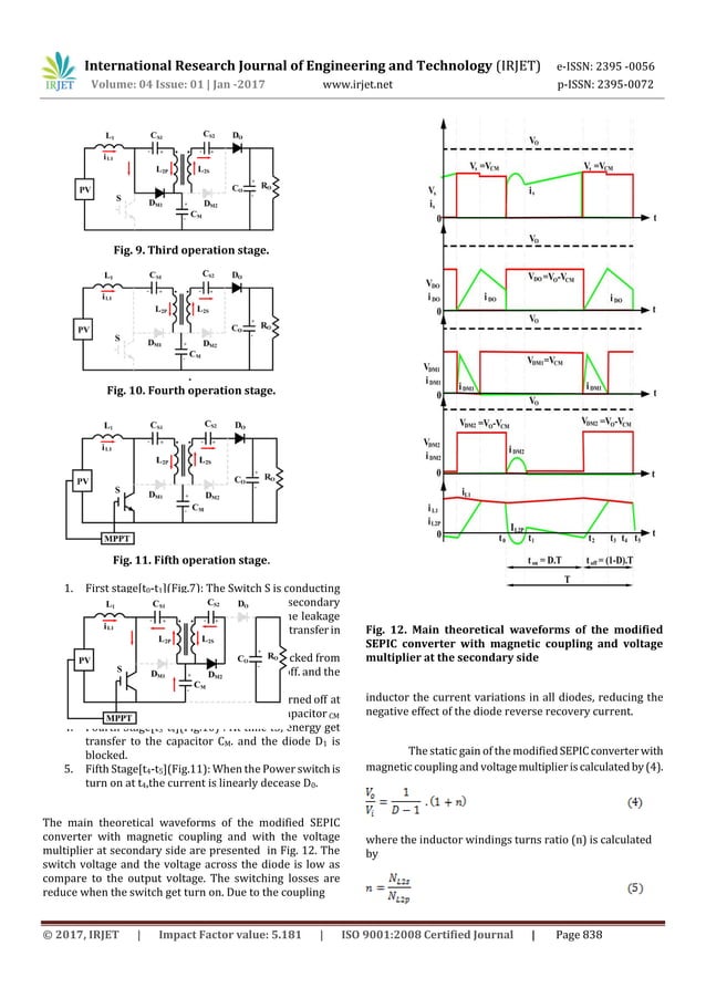 A High Static Gain Modified SEPIC Converter With PV Module and MPPT | PDF | Internet of Things ...
