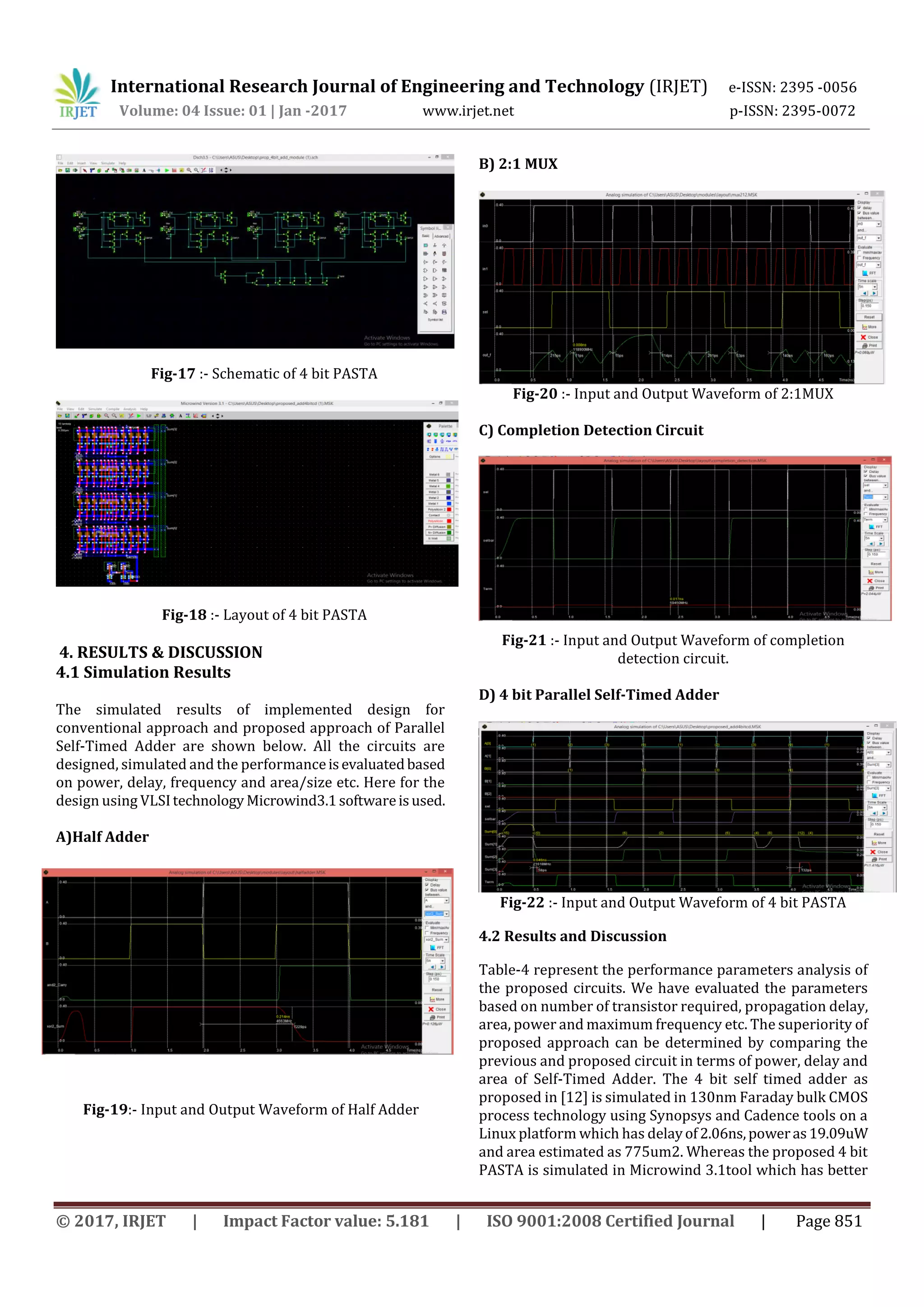 Design of Parallel Self-Timed Adder | PDF
