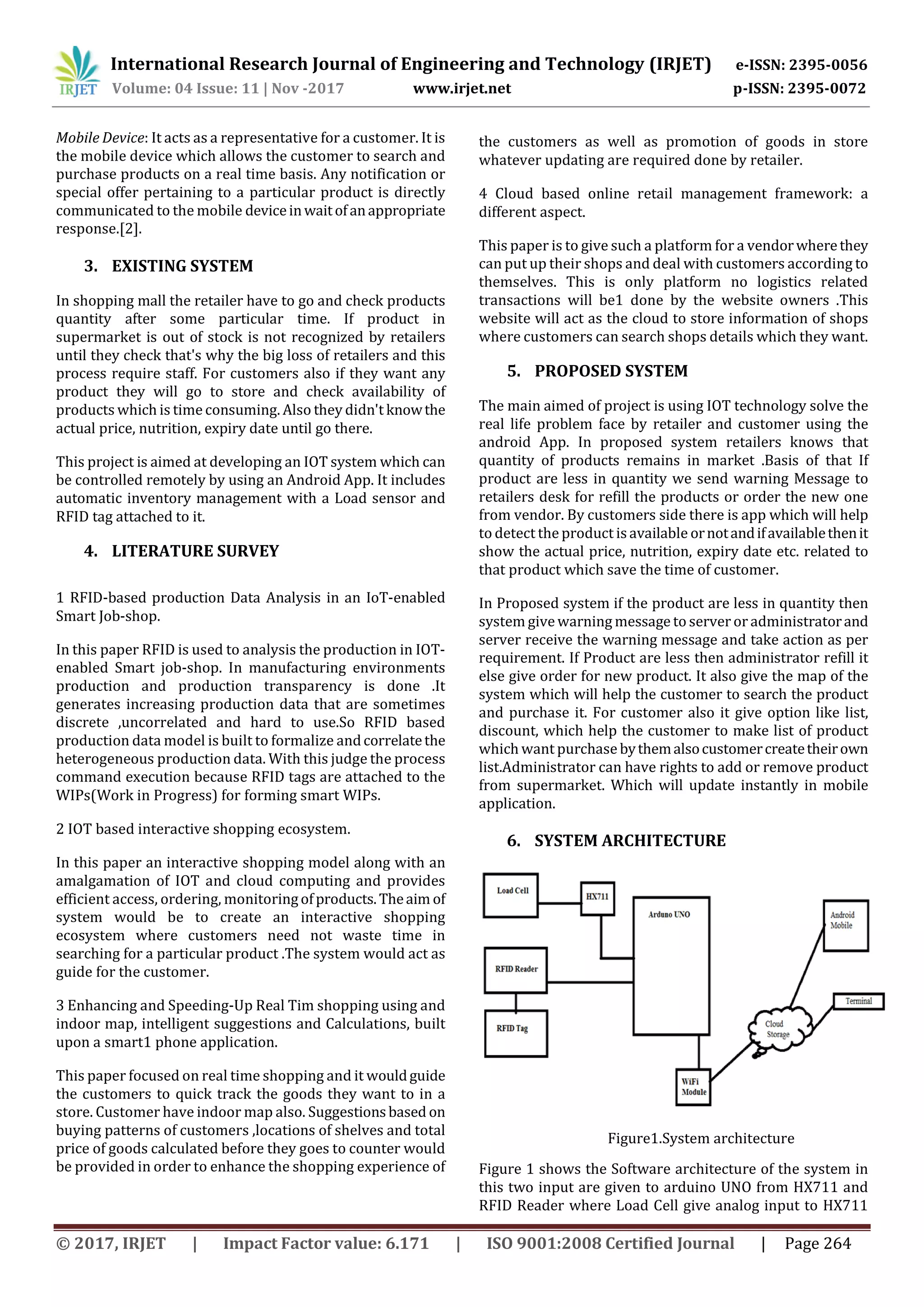 Smart Retailing using IOT | PDF