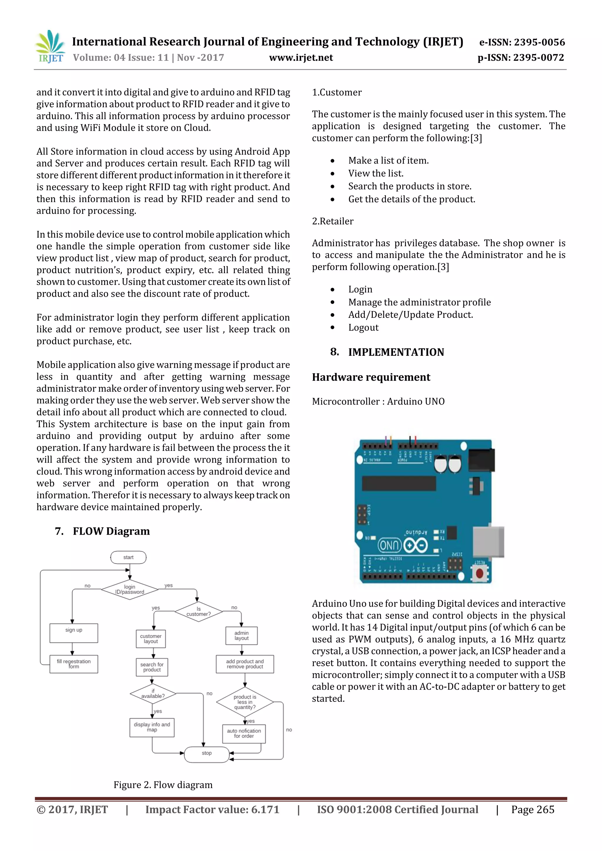 Smart Retailing using IOT | PDF