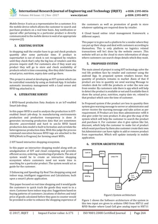 Smart Retailing using IOT | PDF