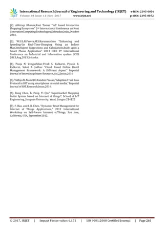 Smart Retailing using IOT | PDF