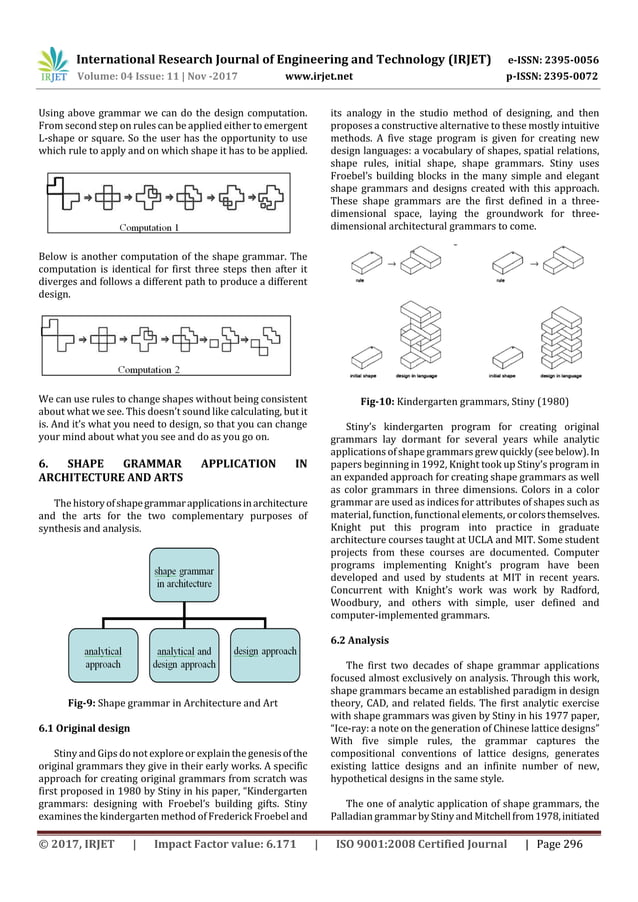 Visual Calculation through Shape Grammar in Architecture | PDF | Arts ...