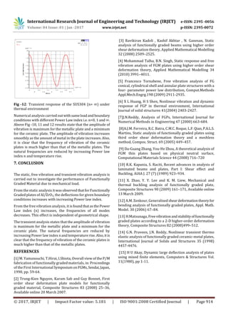 Static and Transient Vibrational Analysis of Functionally Graded Material | PDF