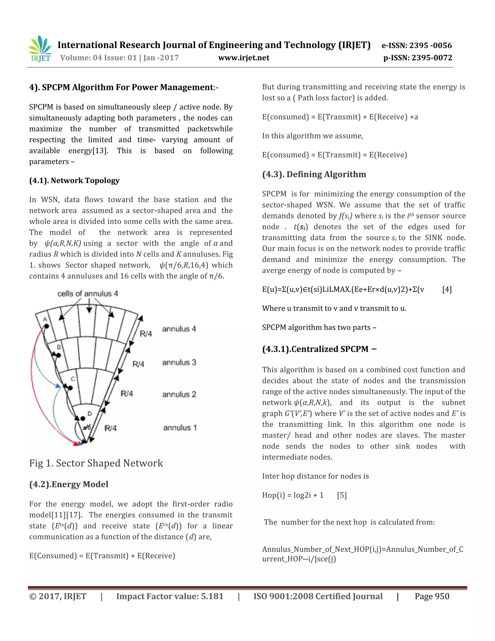 Power Management in Wireless Sensor Network | PDF