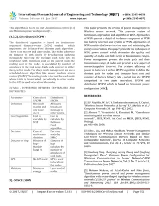 Power Management in Wireless Sensor Network | PDF