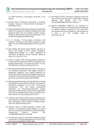 Exploring the Role of Environment-Behavior Studies (EBS) in Residential ...