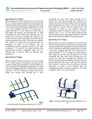 Design of Common Header Line for Reduction of Process Time in Pump ...