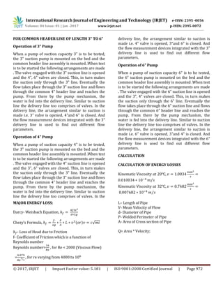 Design of Common Header Line for Reduction of Process Time in Pump ...