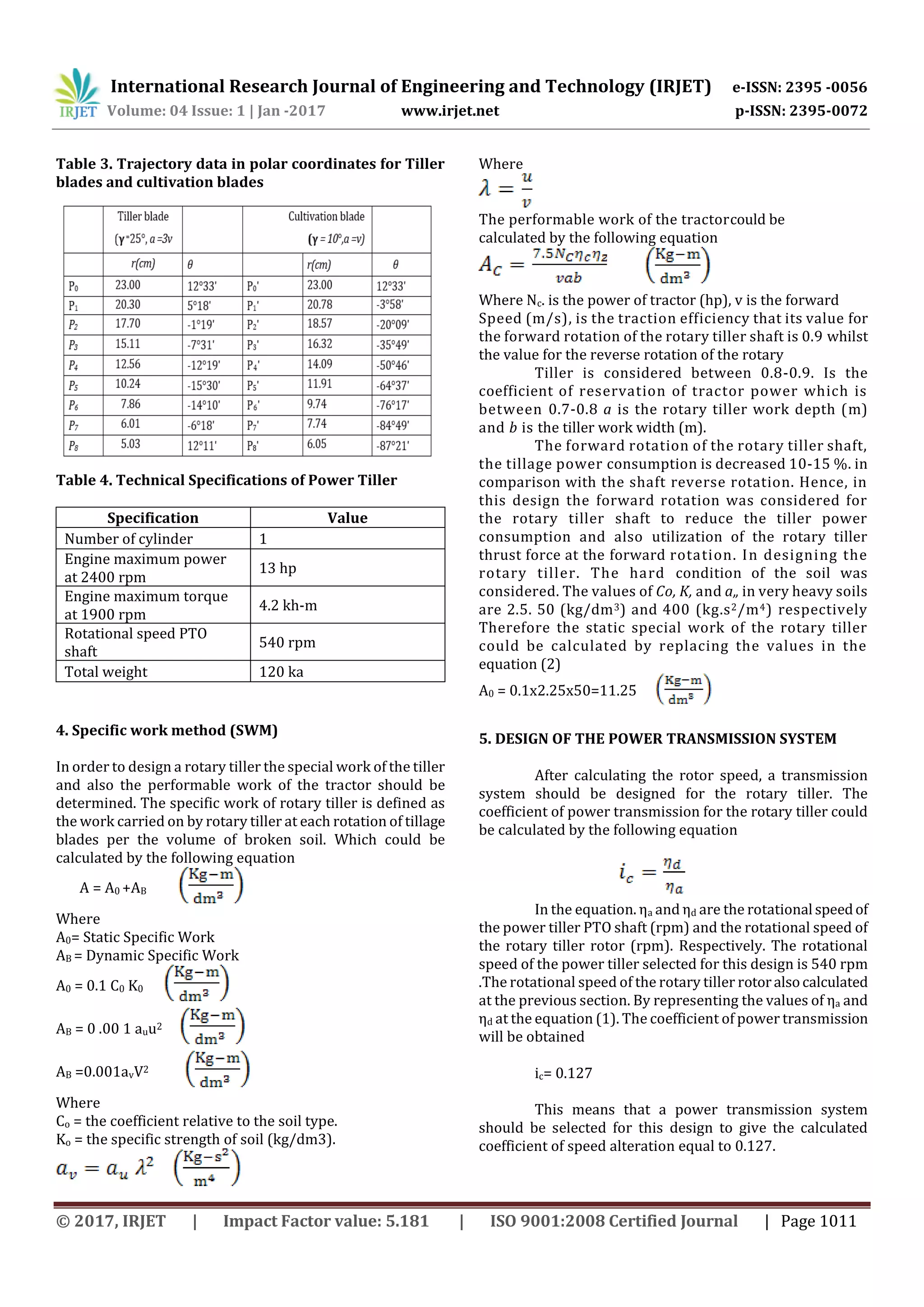 Design and Fabrication of Rotary Tiller Blade | PDF