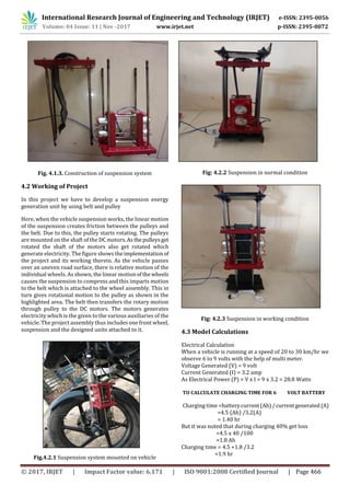 Power Generation by using Suspension System | PDF