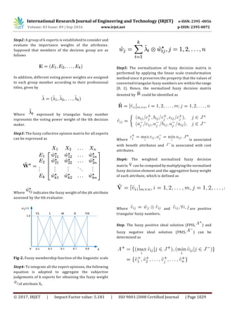 The Evaluation of Topsis and Fuzzy-Topsis Method for Decision Making System in Data mining | PDF ...