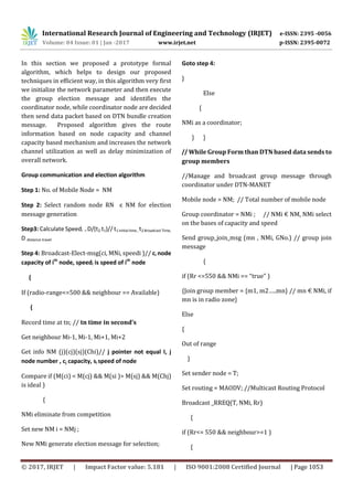 Enhanced Multicast routing for QoS in delay tolerant networks | PDF | Computer Networking ...