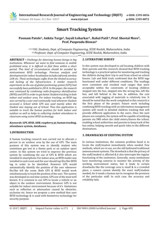 Smart Tracking System | PDF