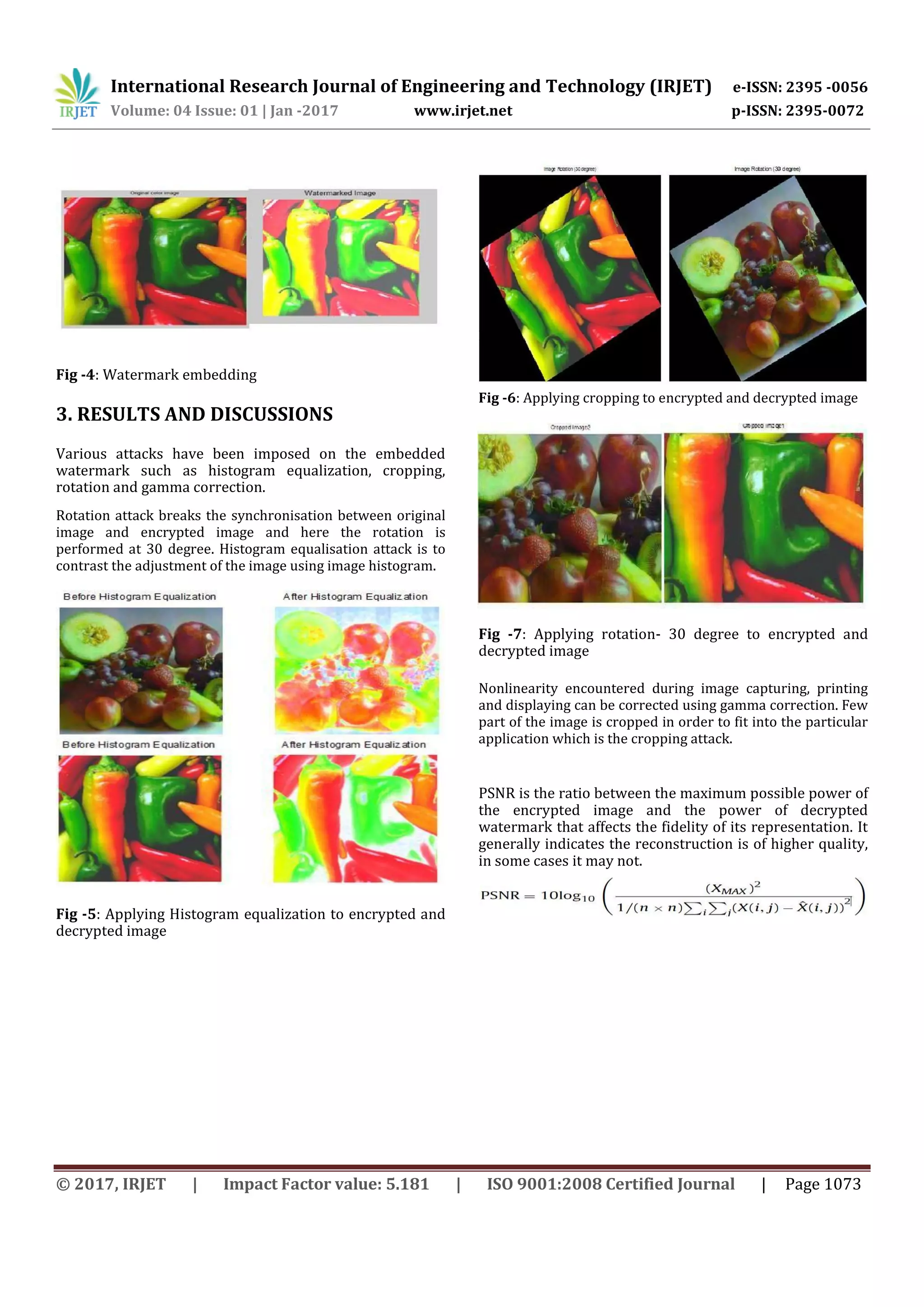 A Robust Image Watermarking using Svd and Differential Evolution in DWT Domain | PDF