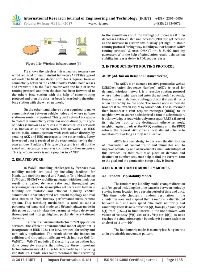 Comparative Analysis of Mobility Models Using Routing Protocol for Vehicular Ad-Hoc Network ...