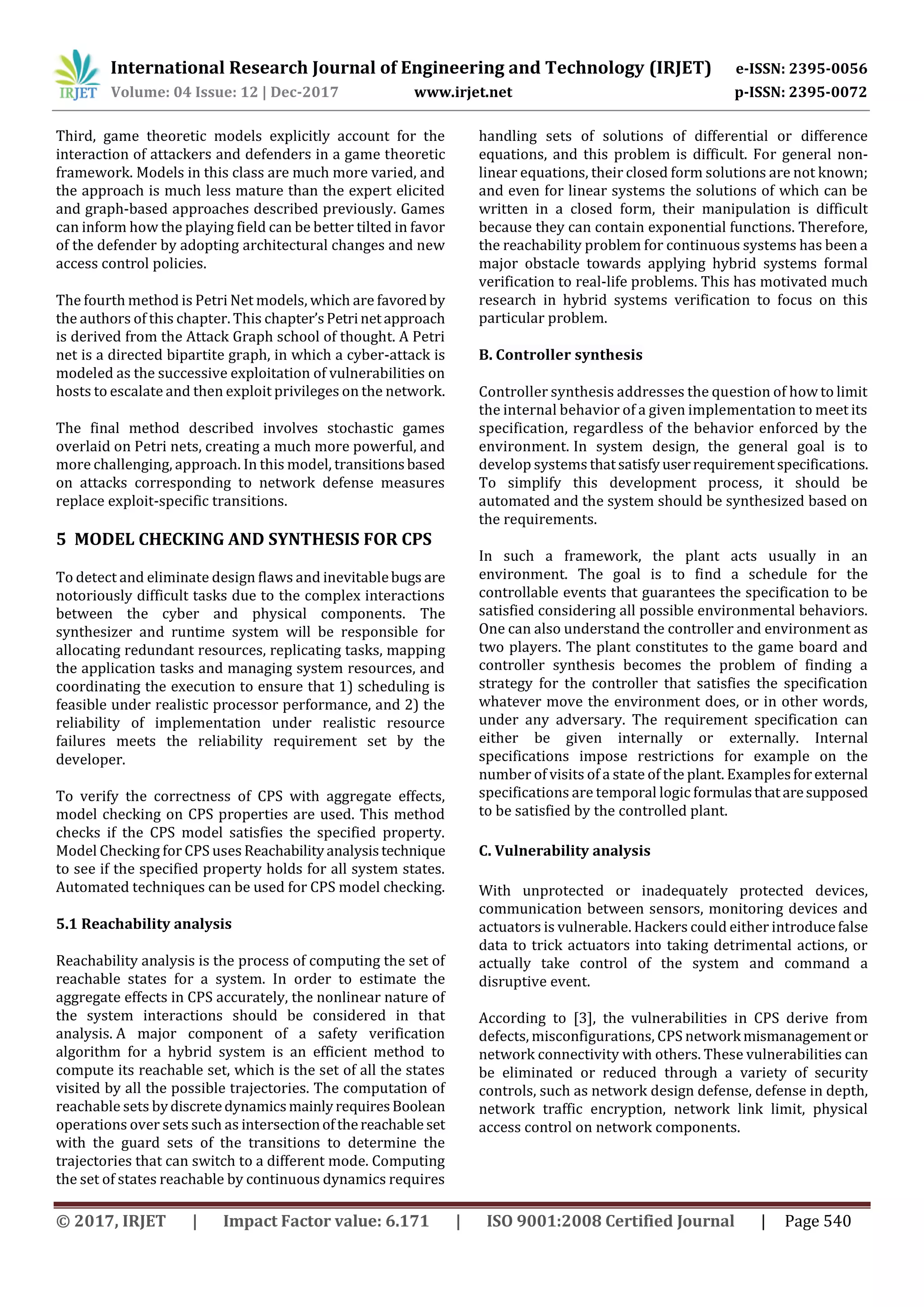 Upsurging Cyber-Kinetic attacks in Mobile Cyber Physical Systems | PDF | Databases | Computer ...