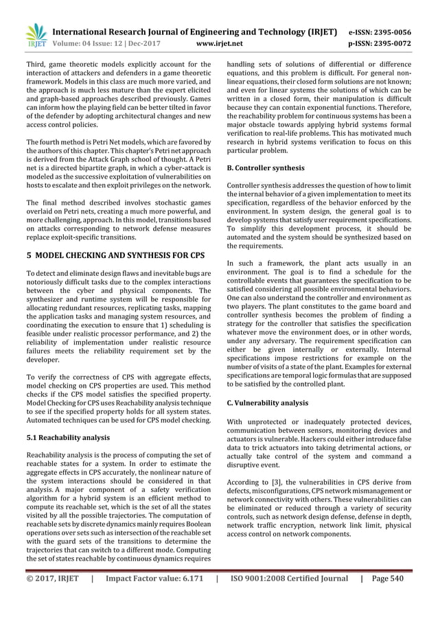 Upsurging Cyber-Kinetic attacks in Mobile Cyber Physical Systems | PDF | Databases | Computer ...