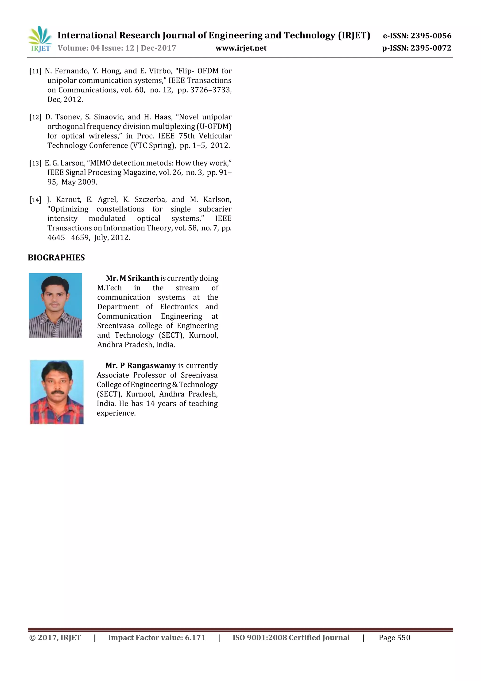 Performance Evaluation of Iterative Receiver using 16-QAM and 16-PSK Modulation Techniques in ...
